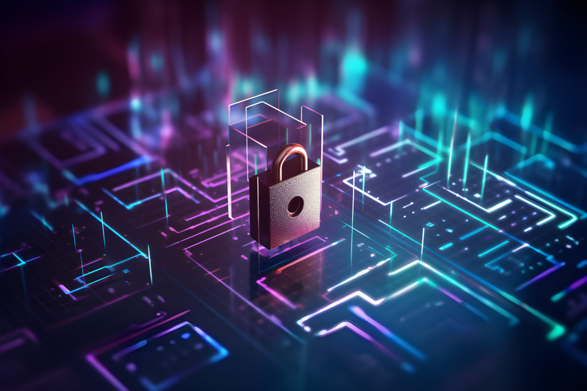 Img Cybersecurity And Privacy Concept Of Data Protection Generation